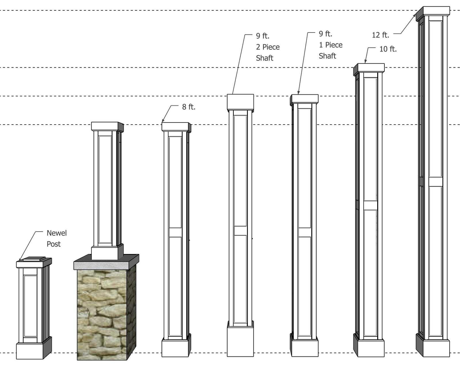 8" RECESSED PVC Column Wrap Kit – Elite Trimworks Corporation