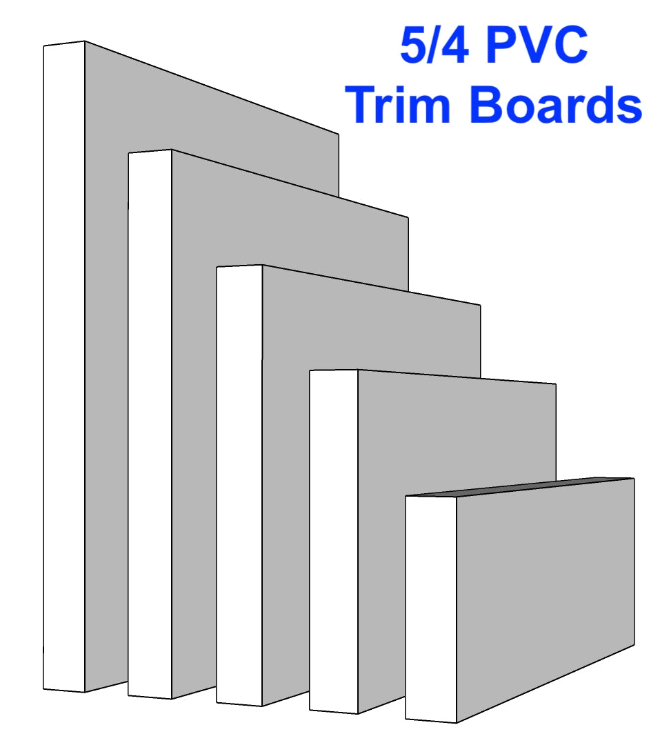 5/4 PVC Trimboard (1" thick) – Elite Trimworks Corporation