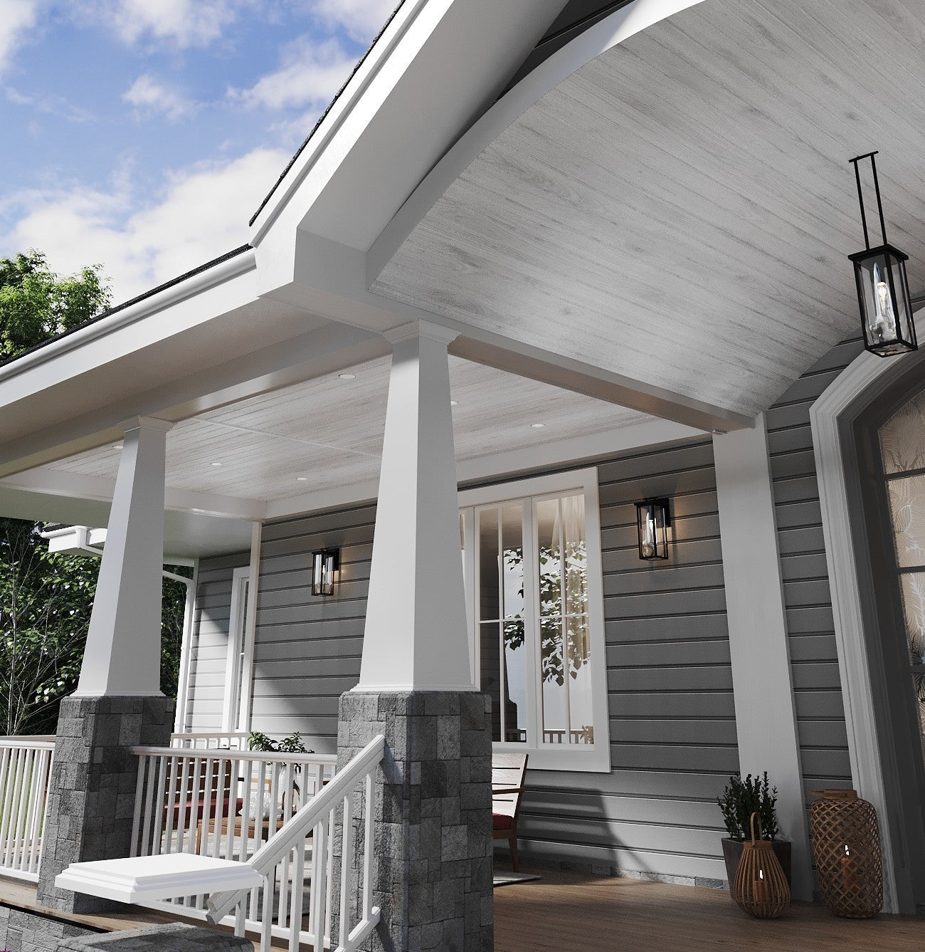 6/12 Tapered PVC Column Wrap – Elite Trimworks Corporation