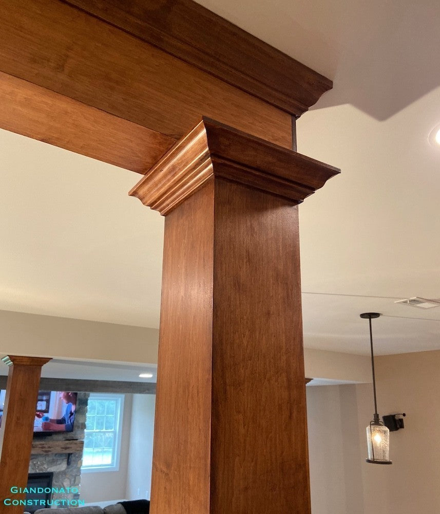 Smooth, Hardwood Ceiling Beam - Red Oak – Elite Trimworks Corporation