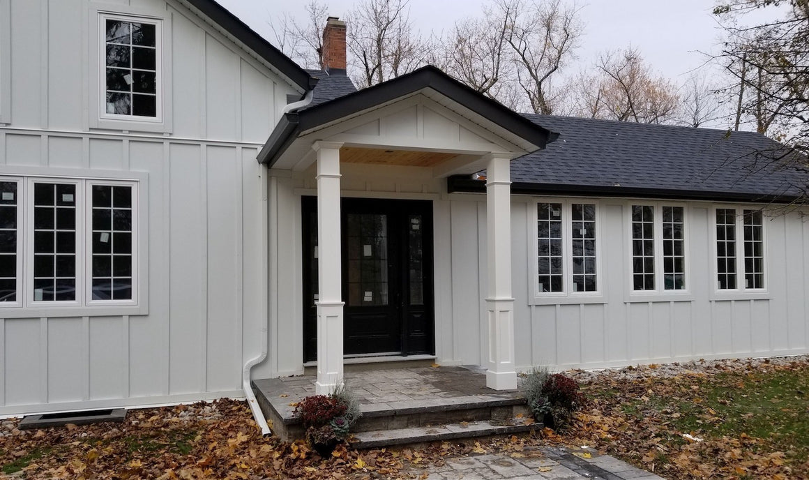 8" PVC Column, Half Paneled – Elite Trimworks Corporation