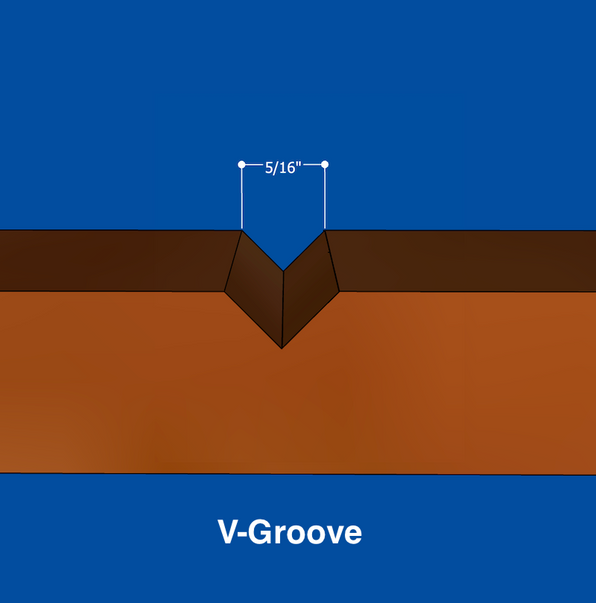 MDF Sheets - Beadboard, Nickel Gap or Channel Bead, V-Grooved Panels ...