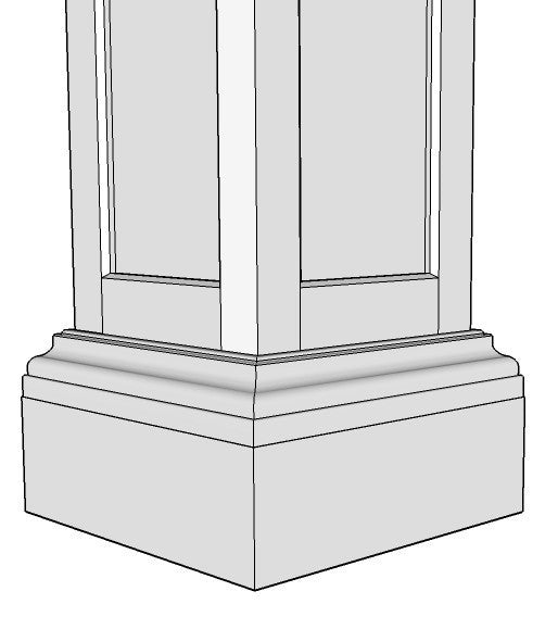 Elite, Extra Large, Recessed Panelled, Column or Post Cover – Elite ...