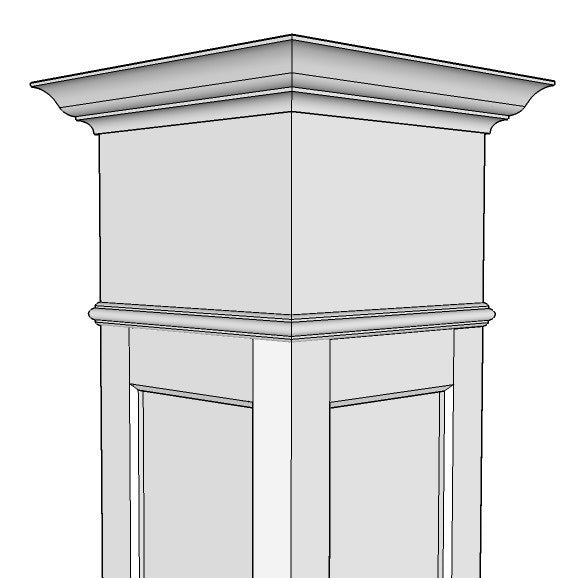 Elite, Extra Large, Recessed Panelled, Column or Post Cover – Elite ...