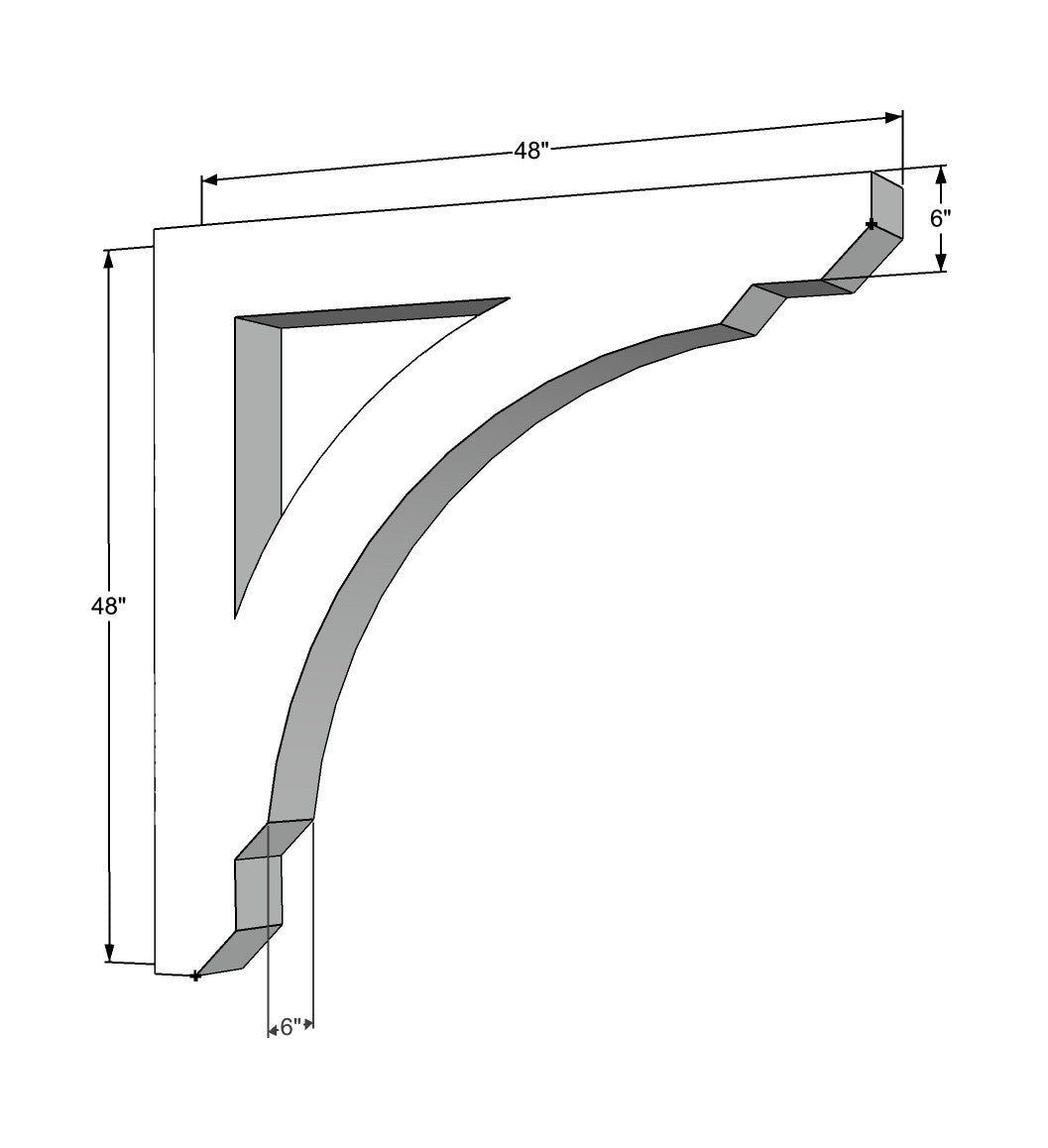 Santa Rosa Structural Bracket – Elite Trimworks Corporation