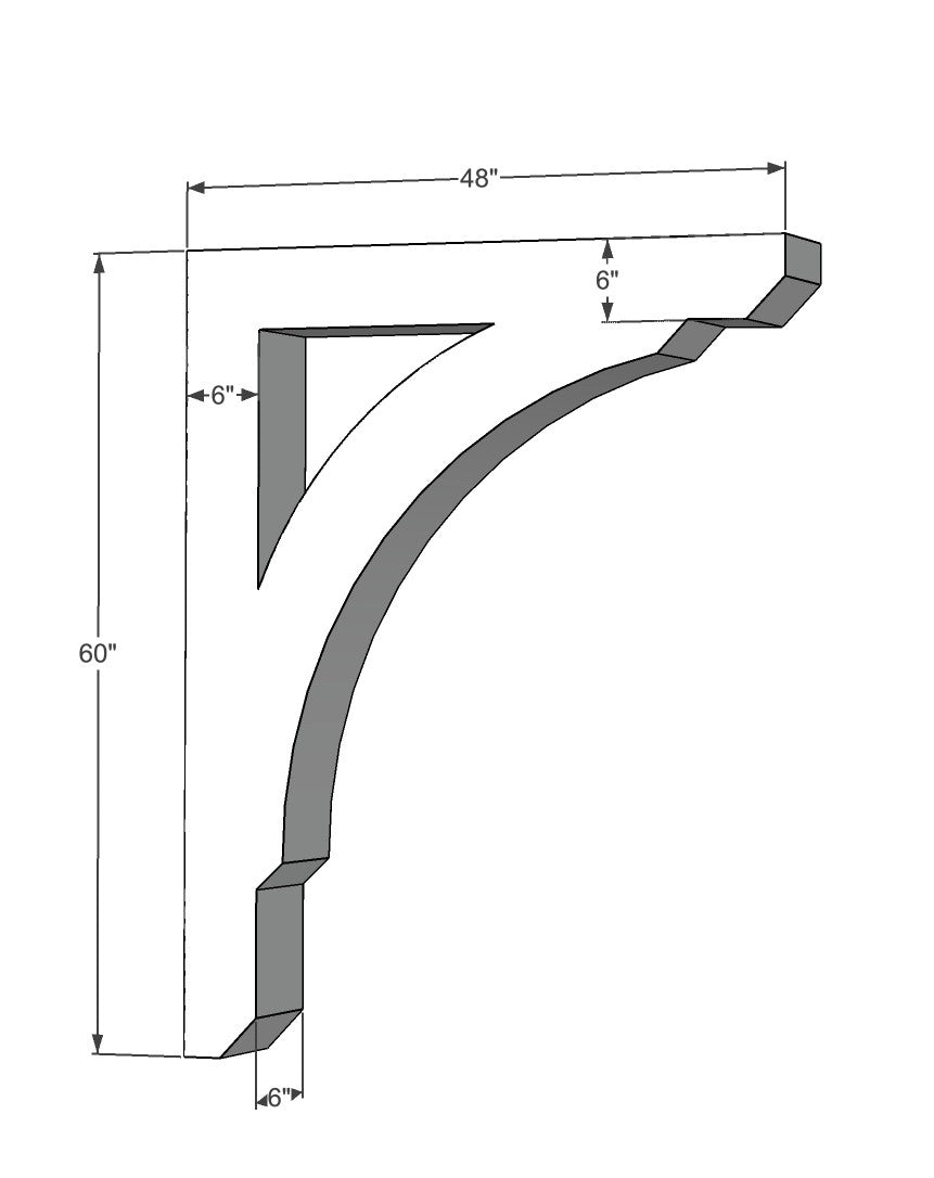 Santa Rosa Structural Bracket – Elite Trimworks Corporation