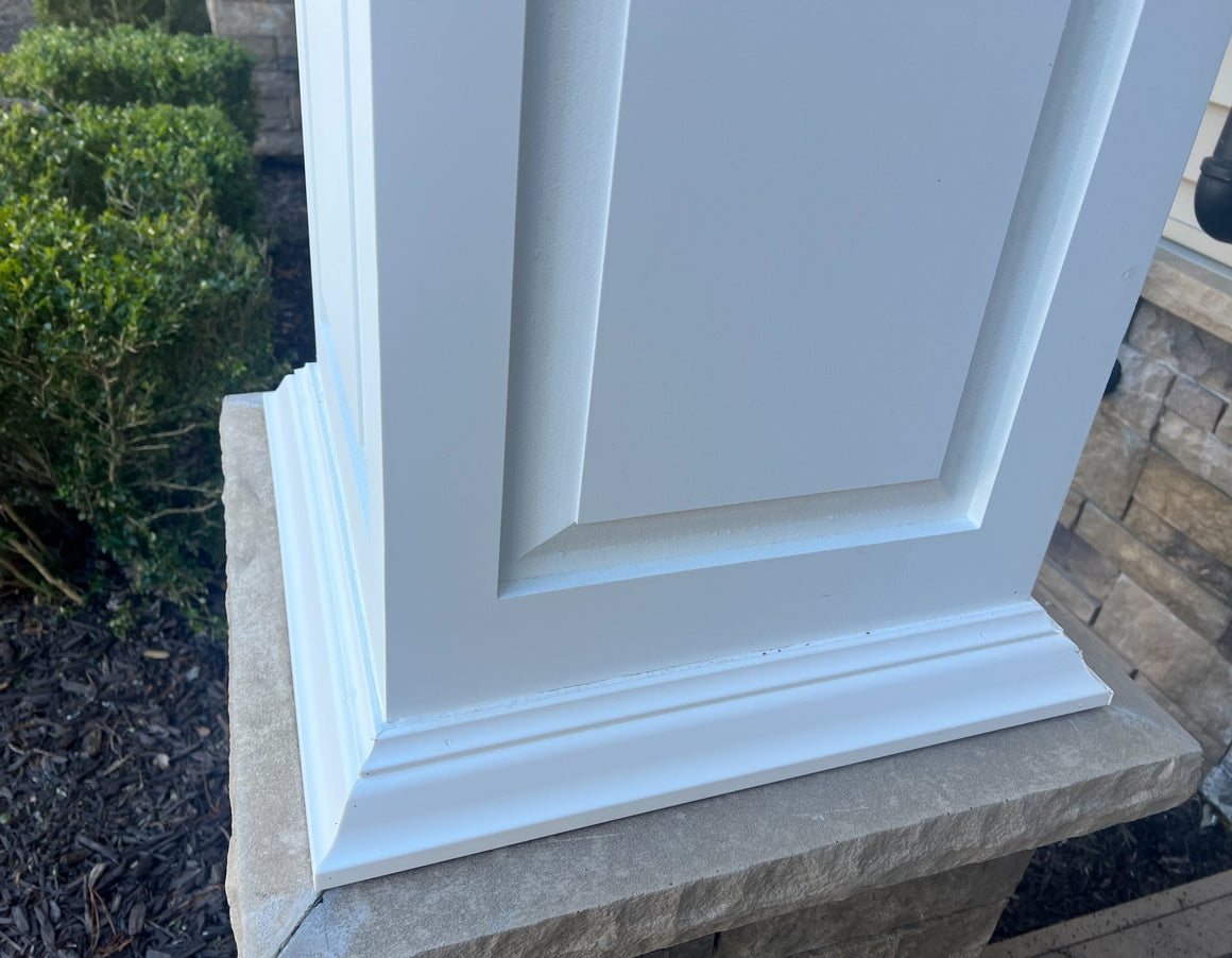 12/20 Craftsman PVC Raised Panel Column Wrap – Elite Trimworks Corporation