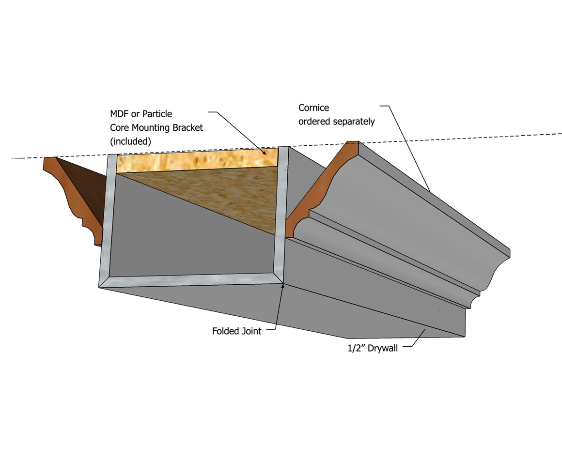 Smooth Ceiling Beam - 8" – Elite Trimworks Corporation