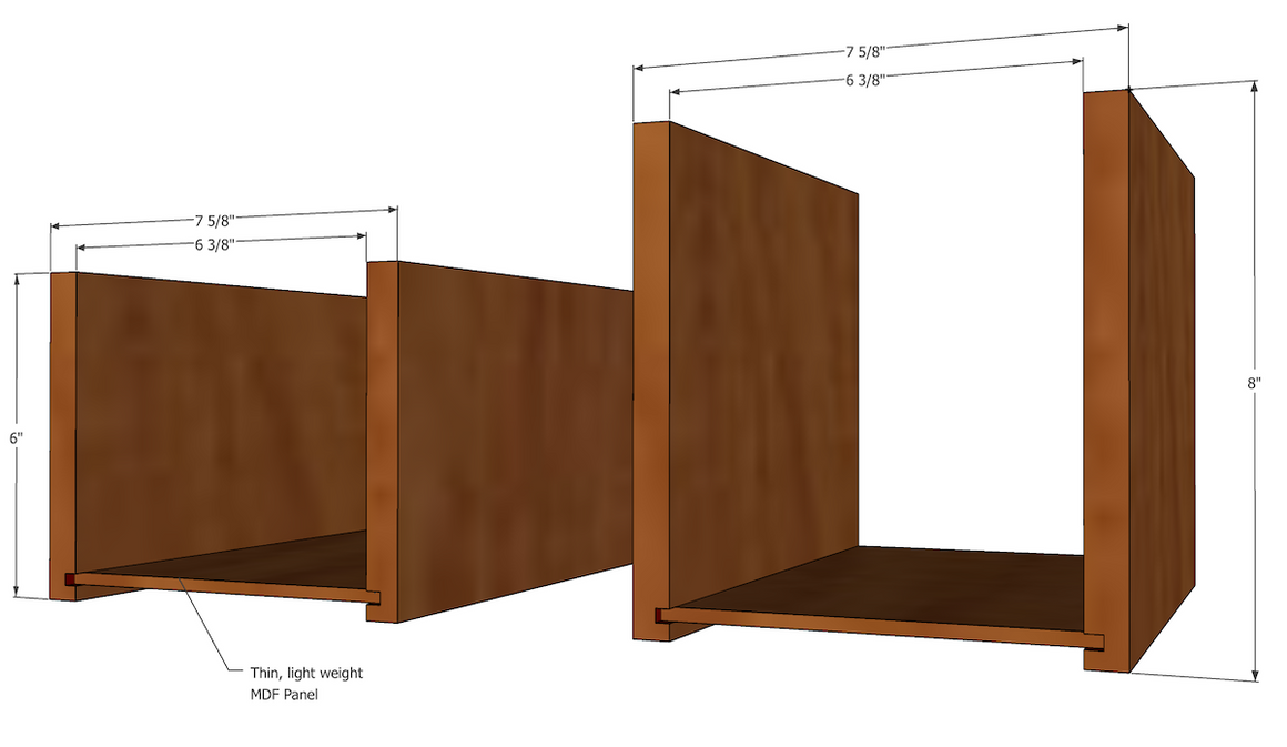 Recessed Wood Ceiling Beam - 8" – Elite Trimworks Corporation