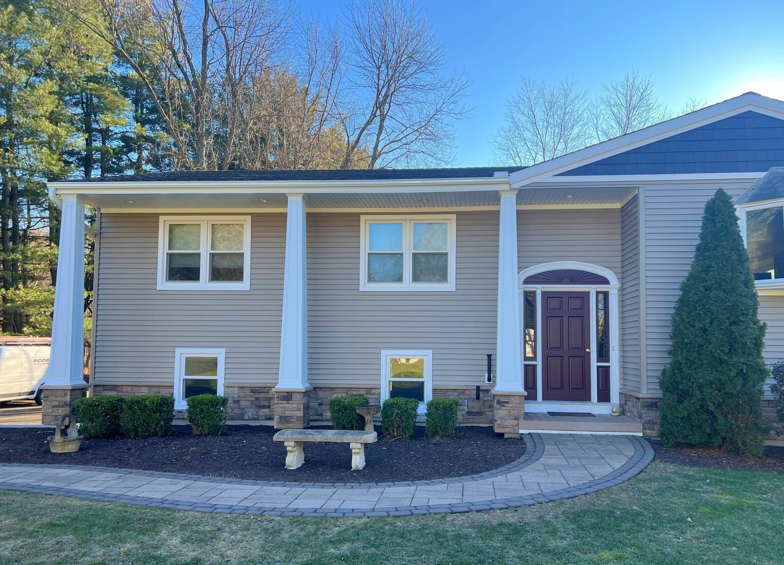 CPVC Raised Panel Bungalow Column – Elite Trimworks Corp