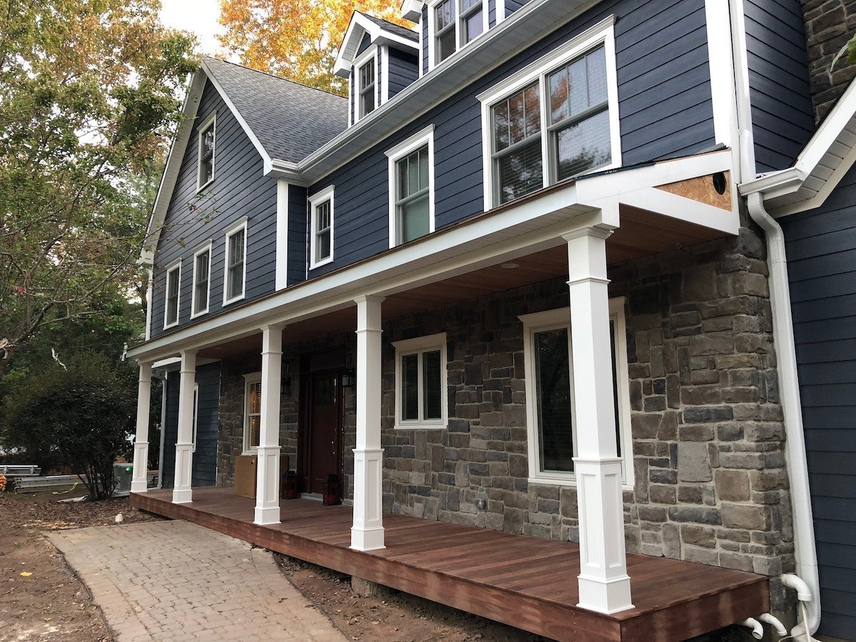 8" PVC Column, Half Paneled – Elite Trimworks Corporation