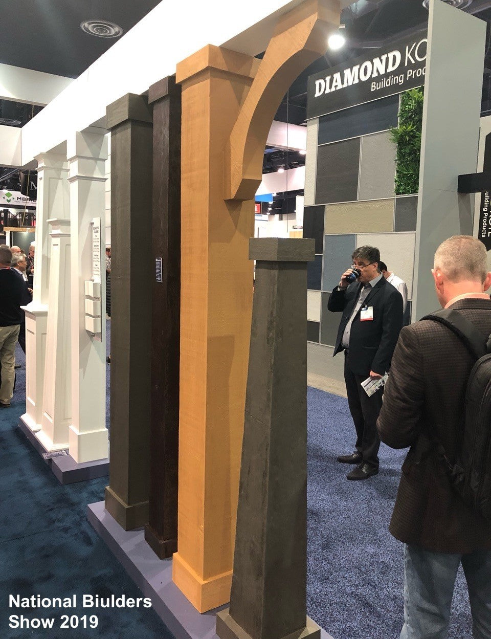 12" Square, Fiberglass Rough Sawn Column – Elite Trimworks Corp