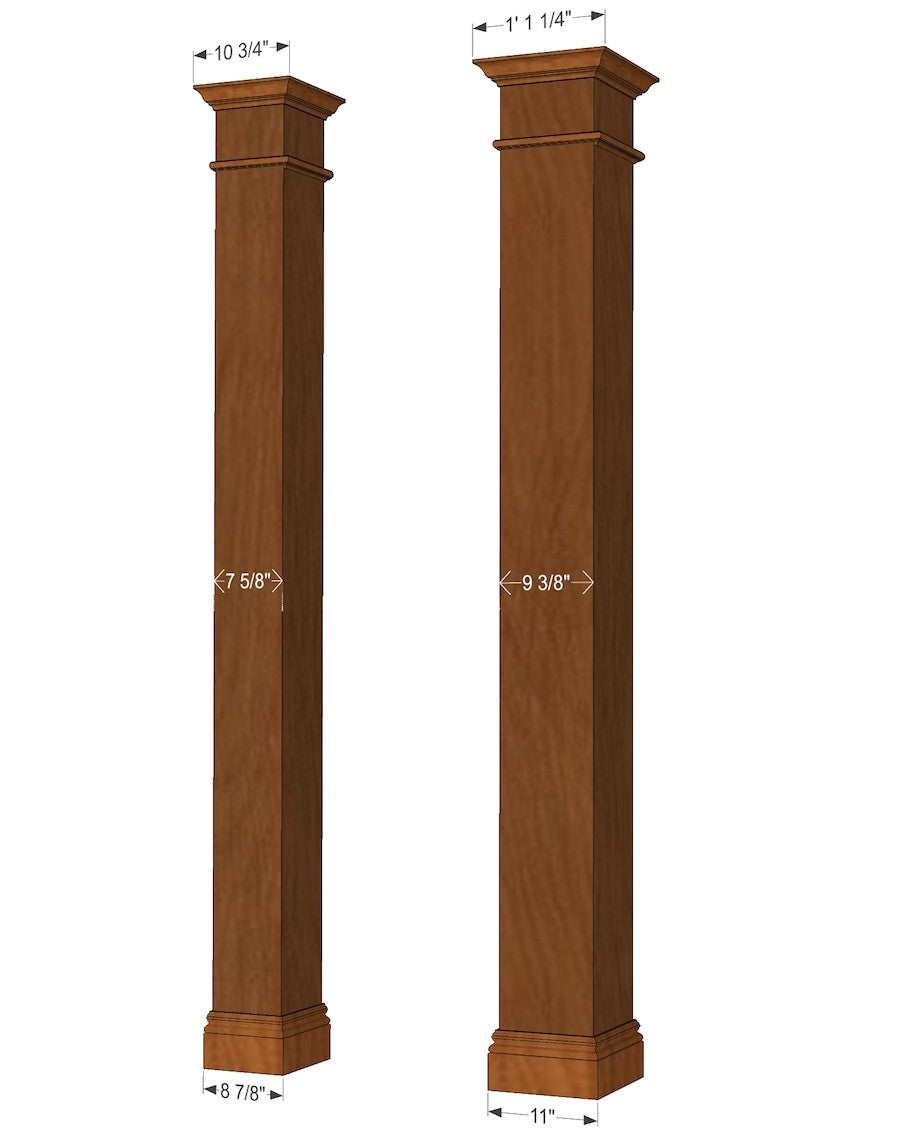 Square Hardwood Column – Elite Trimworks Corporation