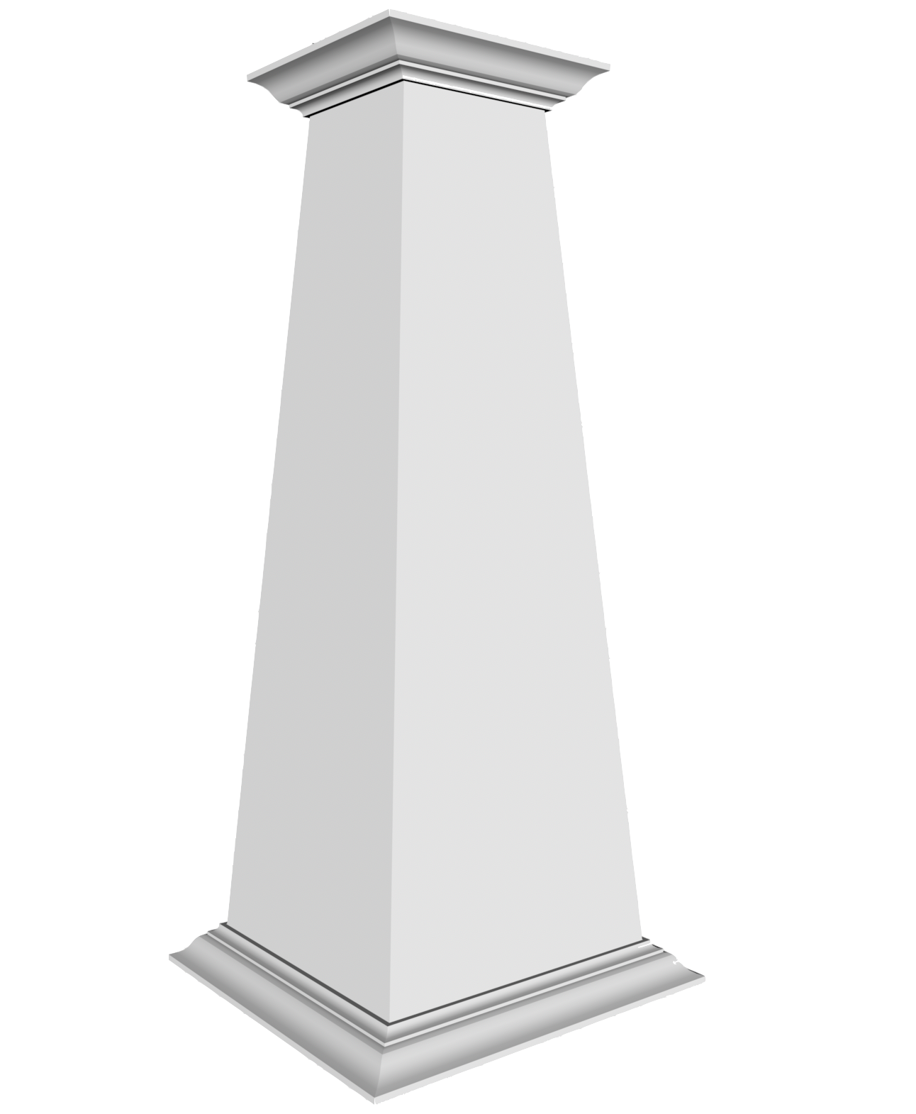 8/12 Tapered PVC Column Wrap – Elite Trimworks Corporation