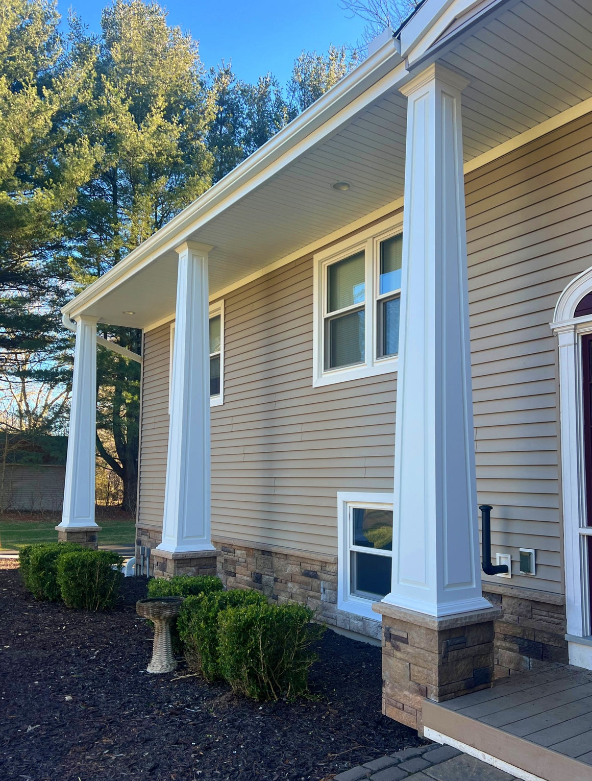 12/20 Craftsman PVC Raised Panel Column Wrap – Elite Trimworks Corporation