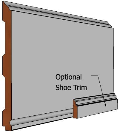 Recessed Wainscot Lower Rail - 8ft – Elite Trimworks Corporation