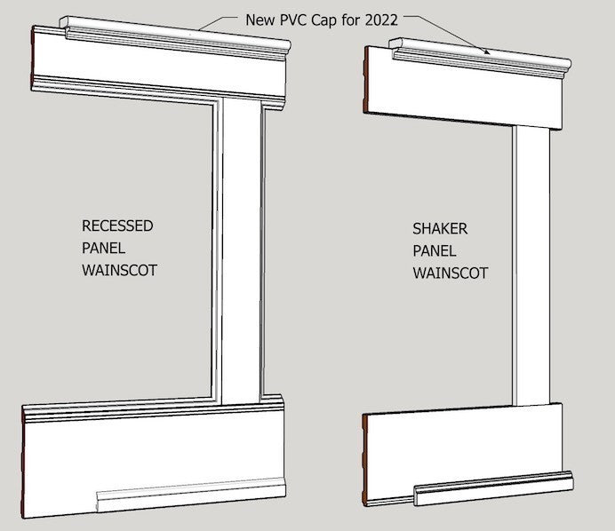 Wainscoting Kit with Recessed Panels – Elite Trimworks Corporation